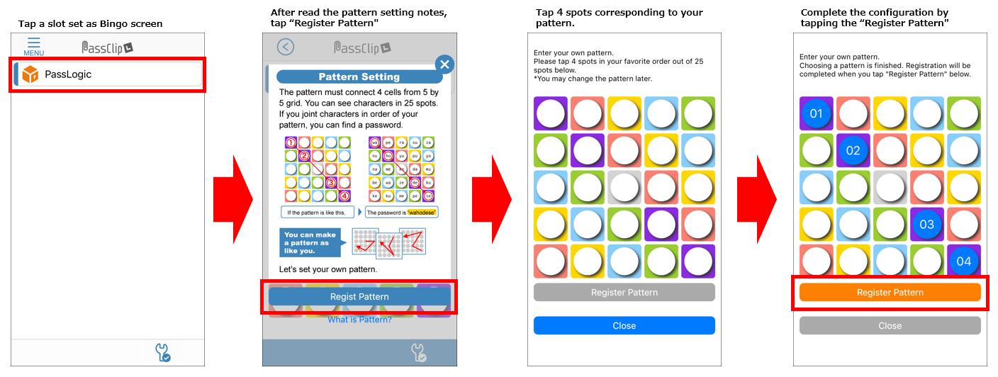 Register Pattern | PassClip